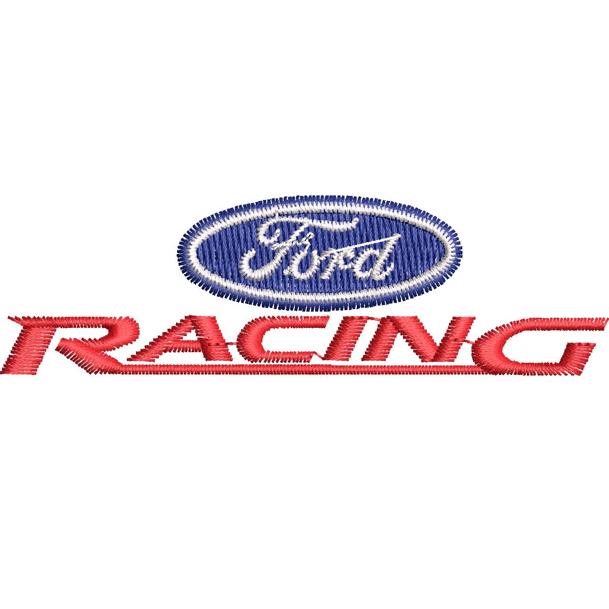 Ford Racing Logo Car Embroidery Download Logo Car Embroidery | Inspire ...