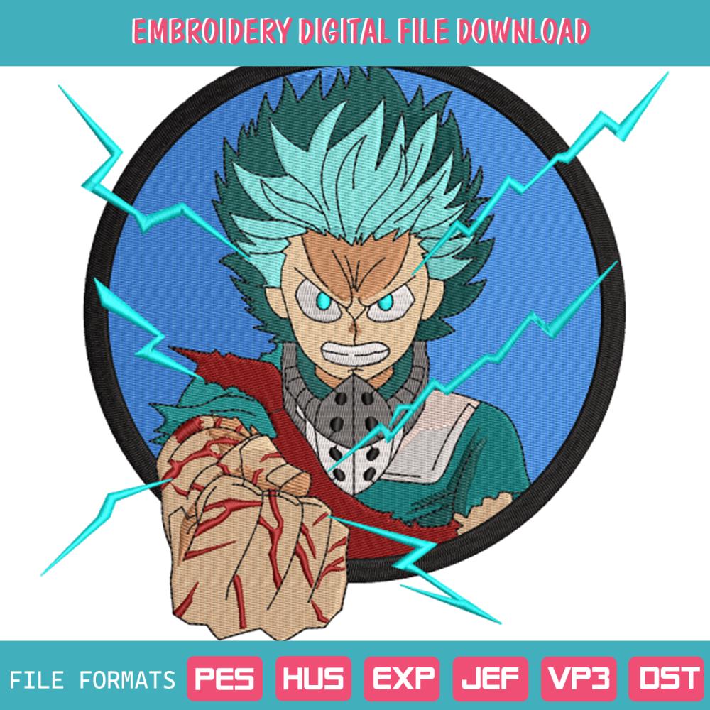 Gon Power Circle Embroidery Design Download Hunter X Hunter - Inspire ...
