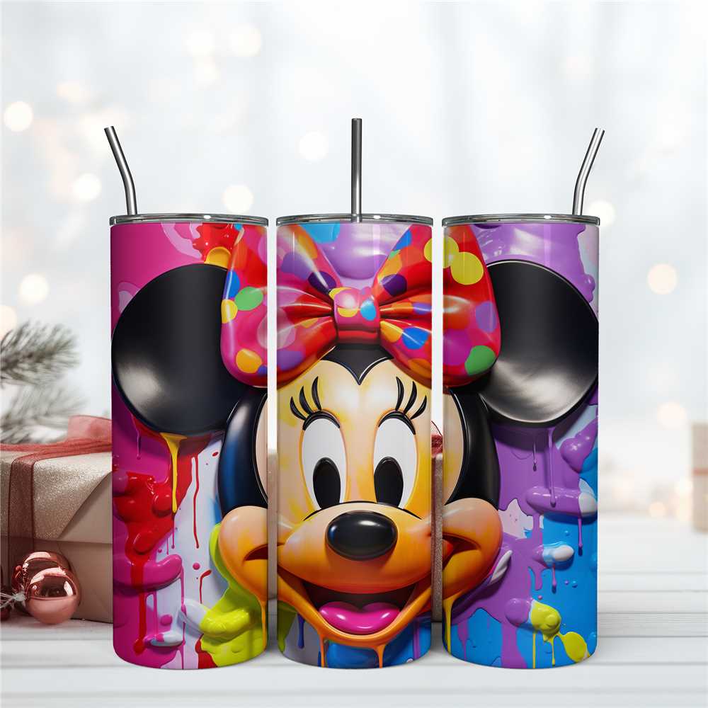 Minnie Dripping 3D Inflated Tumbler Wrap Design, Minnie Disn - Inspire ...