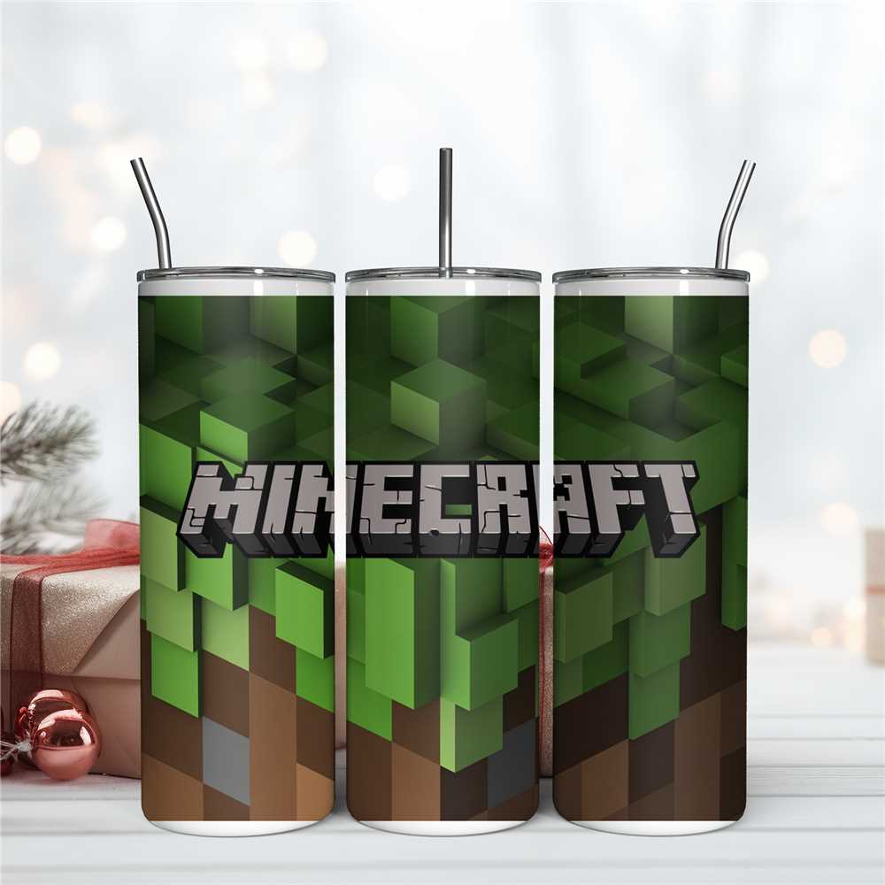 Minecraft Skinny 20Oz Tumbler Wrap Png, Digital Download PNG | Inspire ...