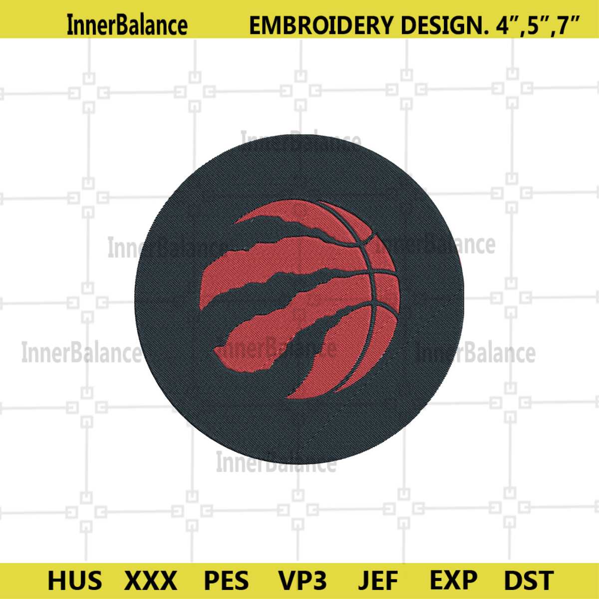 Toronto Raptors Logo Embroidery Design, Toronto Raptors Embr | Inspire ...