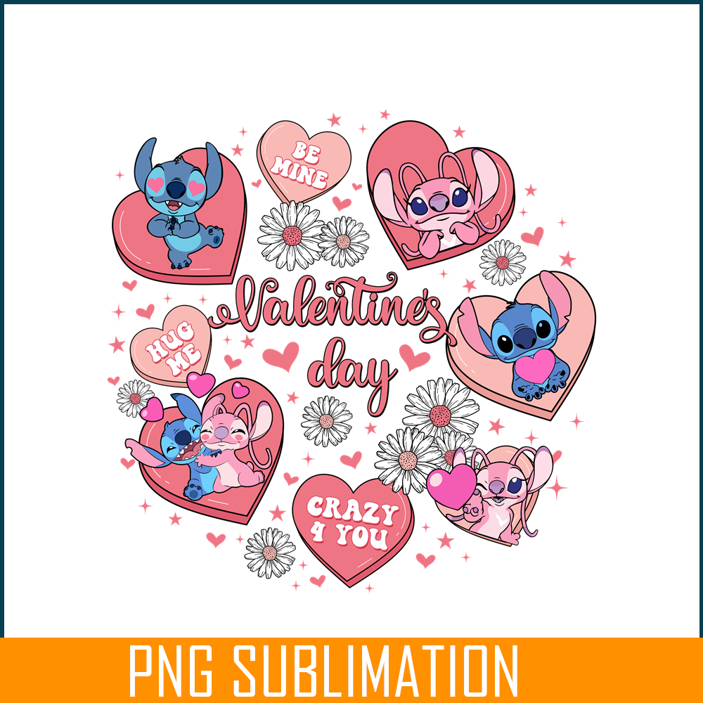 Stitch Angle Couple PNG - Inspire Uplift