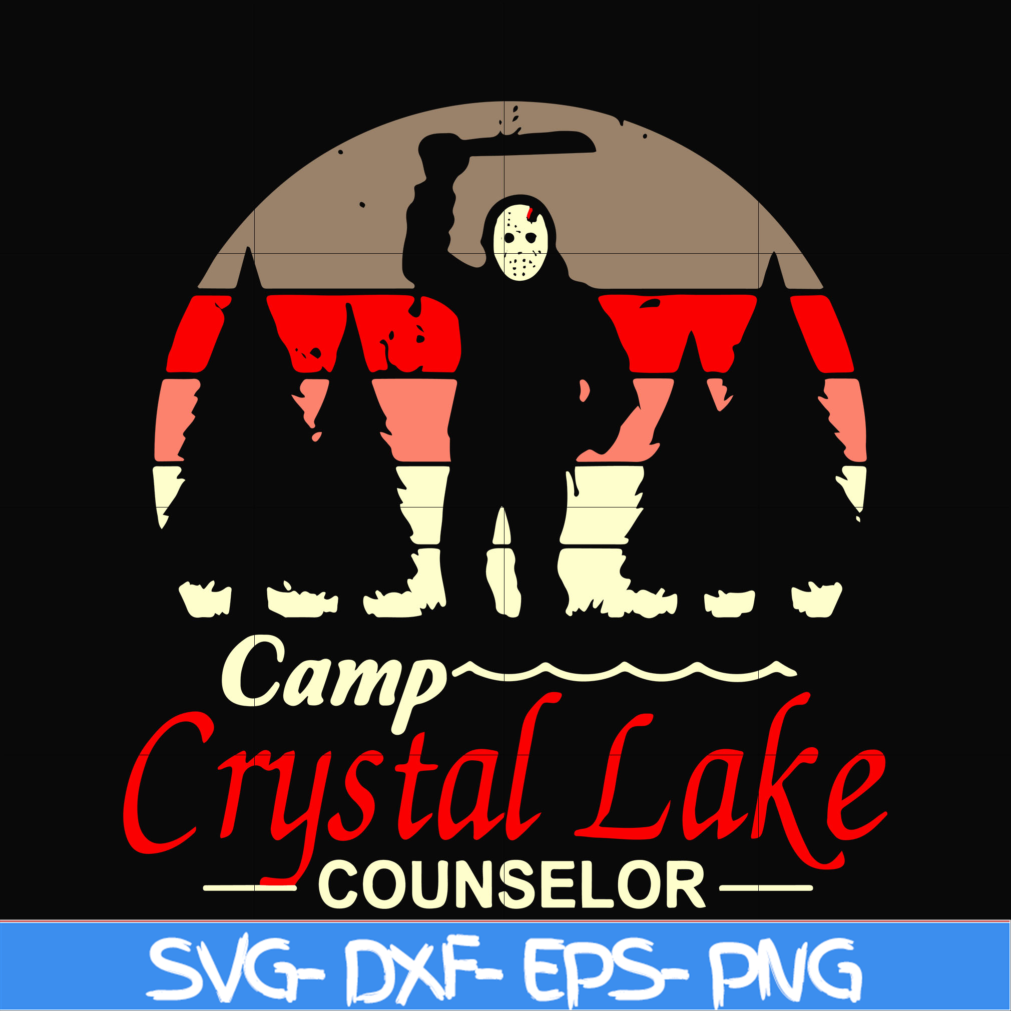 Camp crystal lake counselor svg, png, dxf, eps digital file - Inspire ...