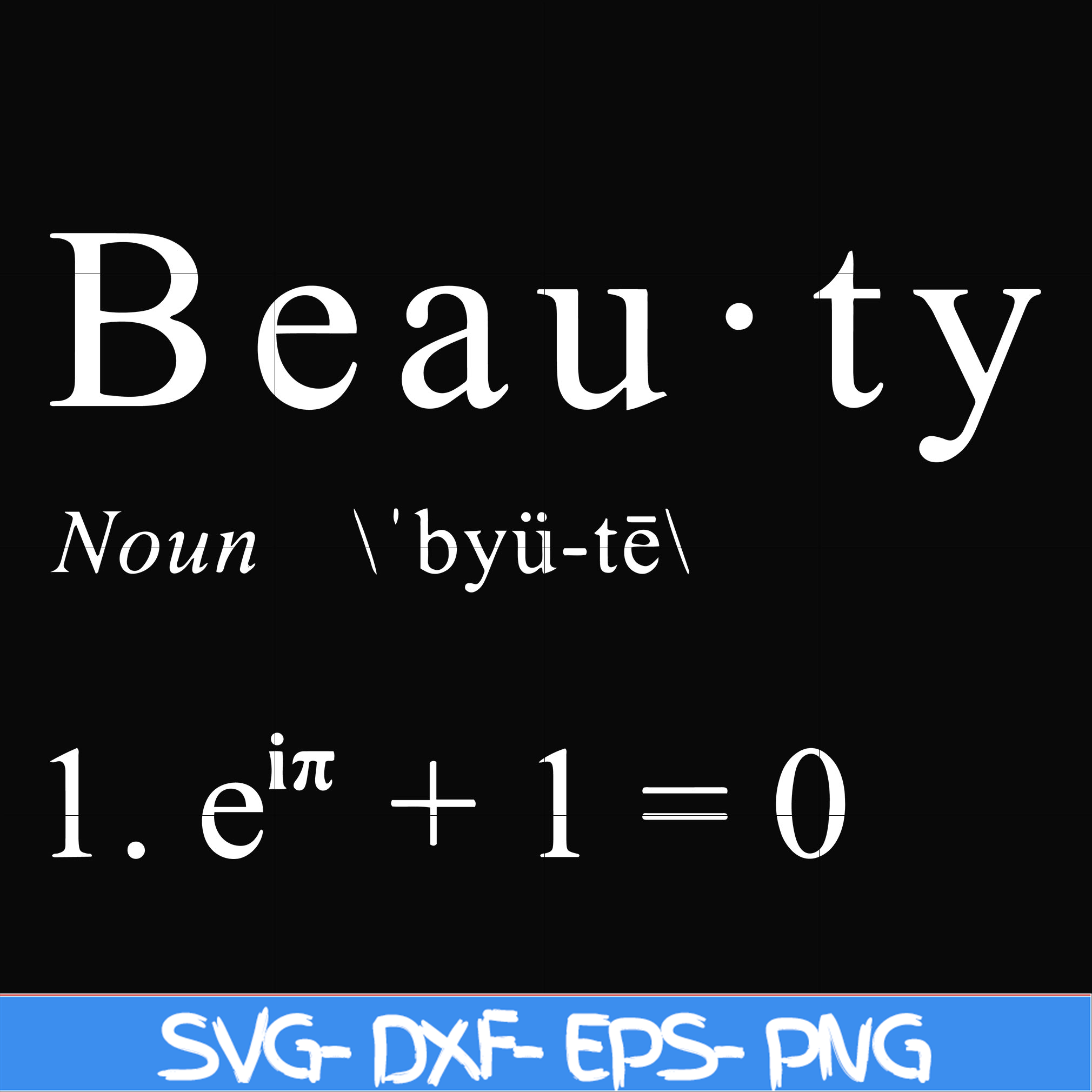Beauty noun svg, png, dxf, eps digital file OTH0014 - Inspire Uplift