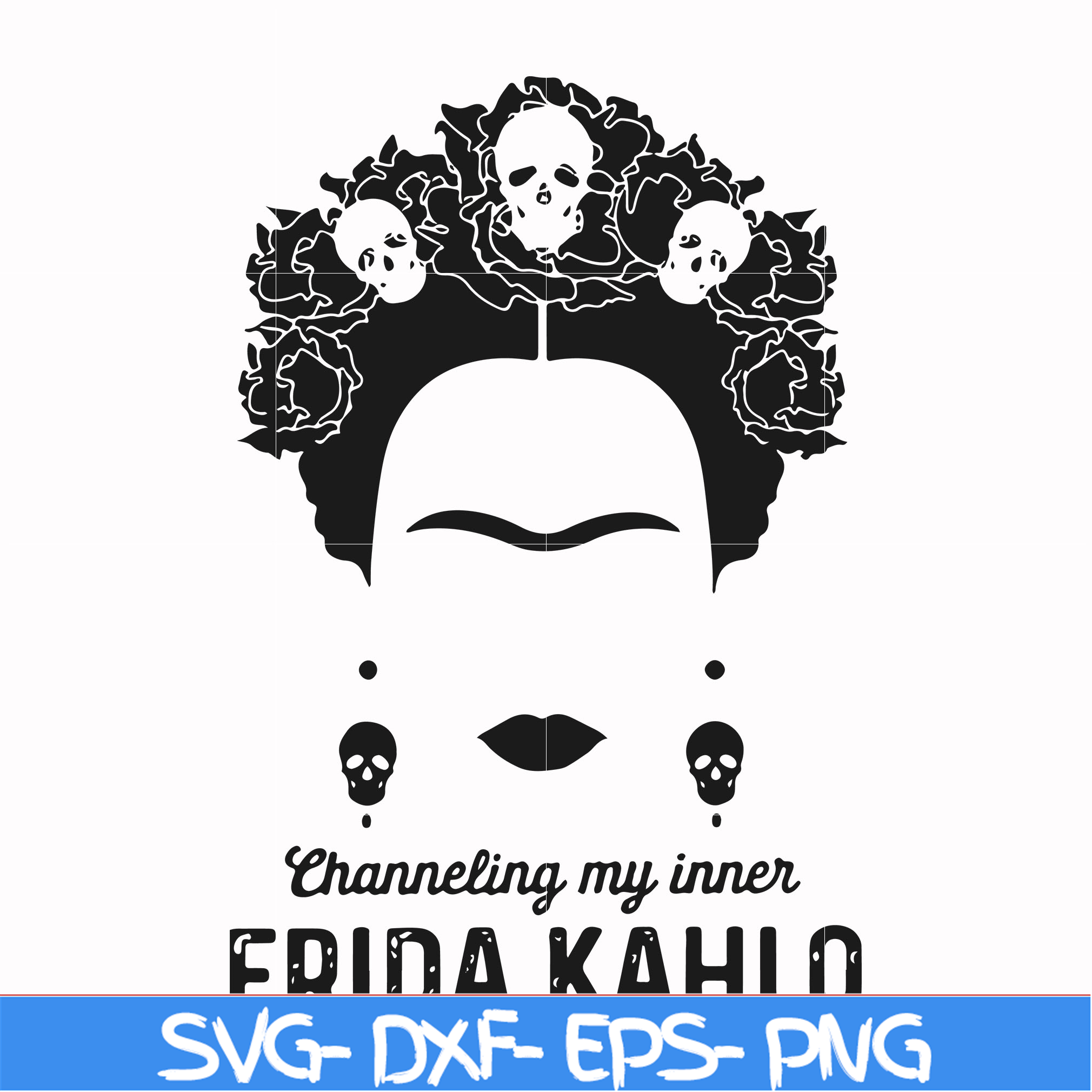 Frida Kahlo svg, png, dxf, eps file FN000354 | Inspire Uplift