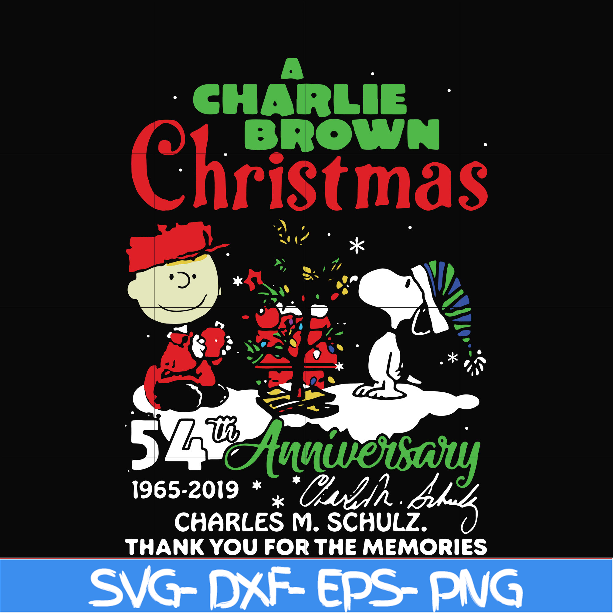 A charlie brown christmas anniversary svg, christmas svg, pn | Inspire ...