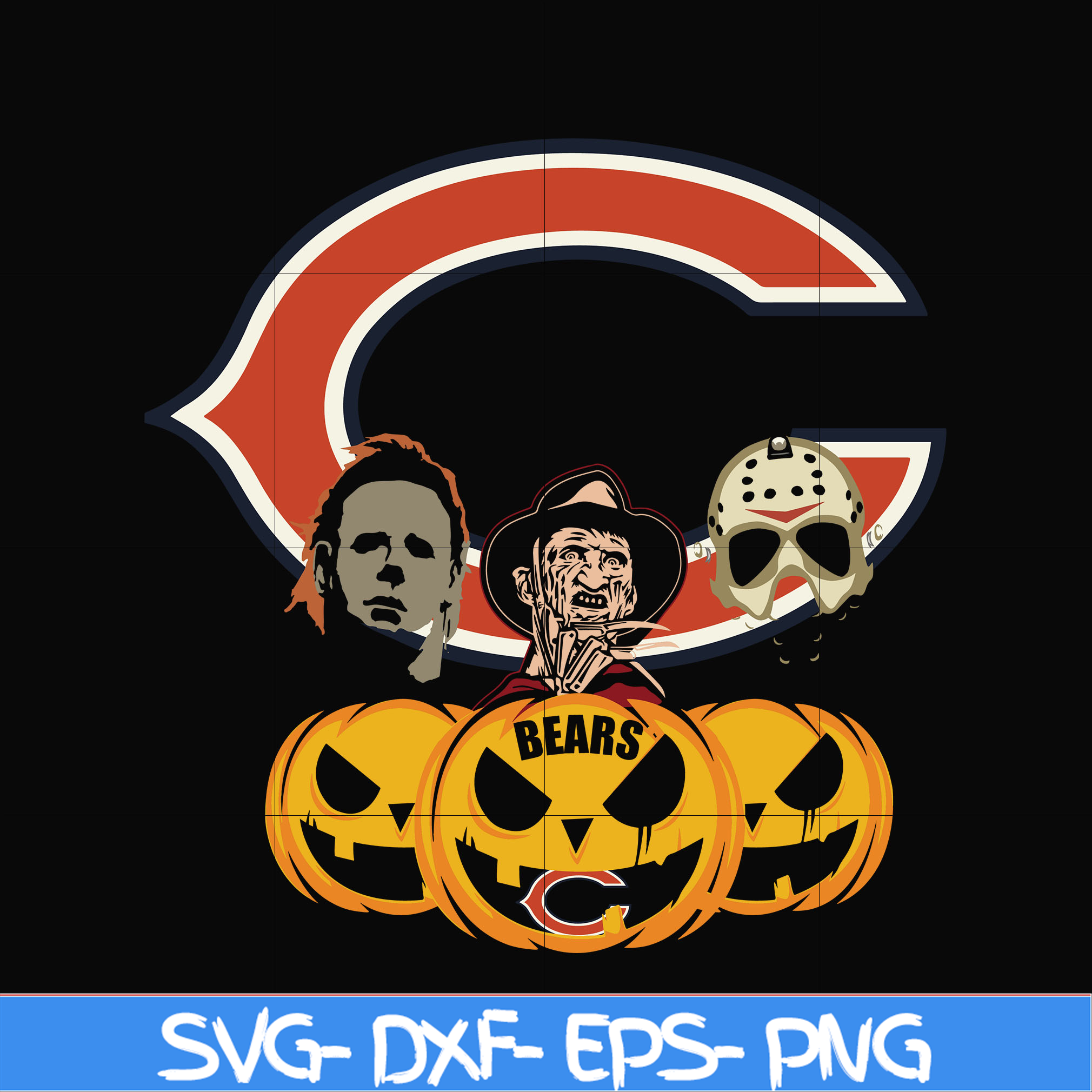 Bears svg, png, dxf, eps digital file HLW0214 | Inspire Uplift