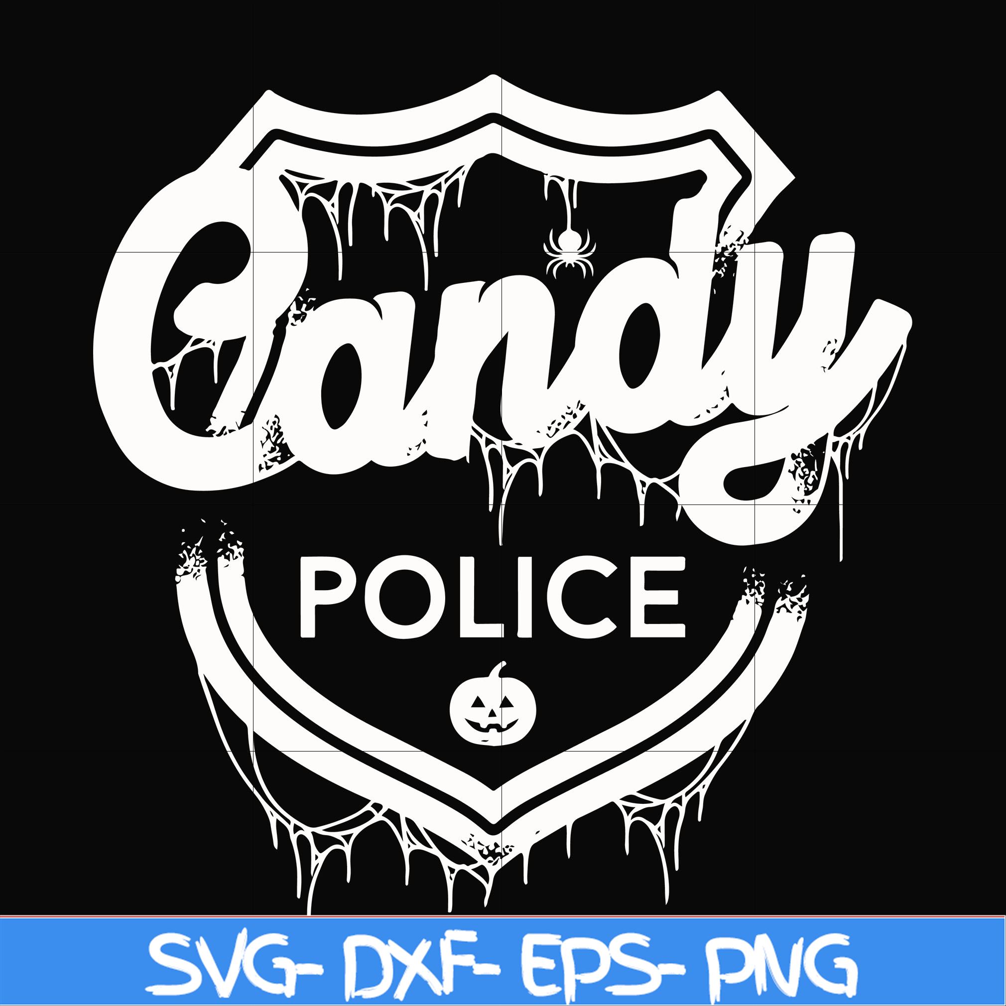 Candy police svg, halloween svg, png, dxf, eps digital file - Inspire ...