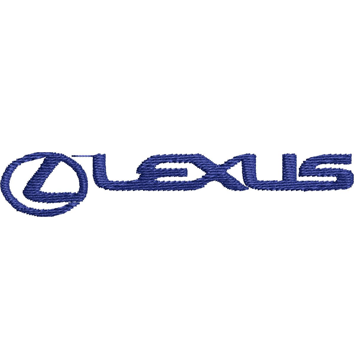 Lexus Embroidery Logo Digitizing Logo Car Embroidery File - Inspire Uplift