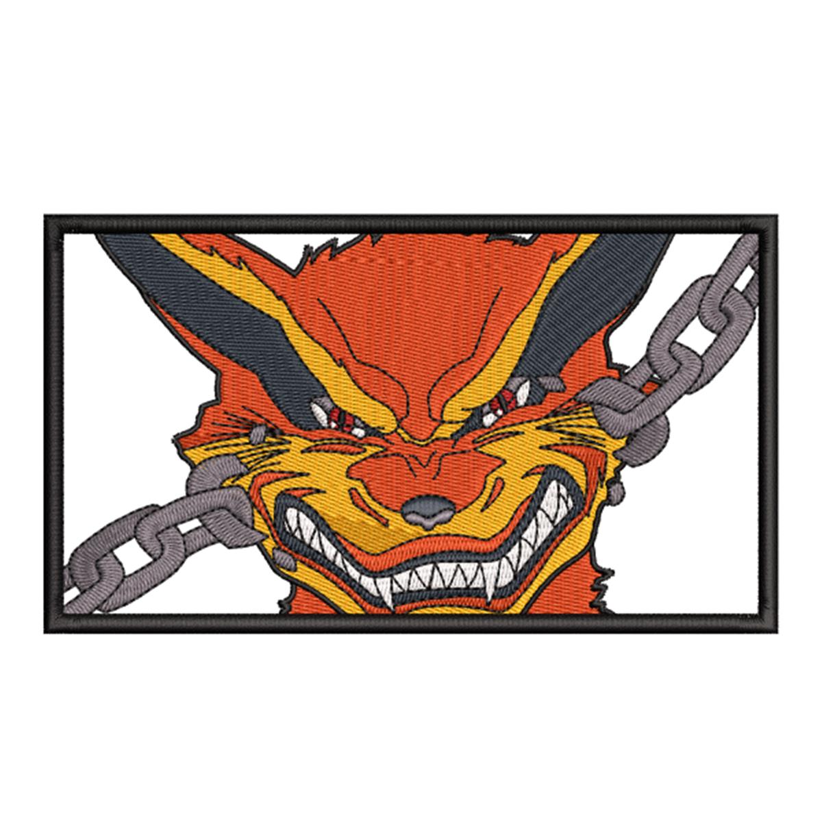 Kurama Angry Embroidery Design Anime Naruto Download - Inspire Uplift