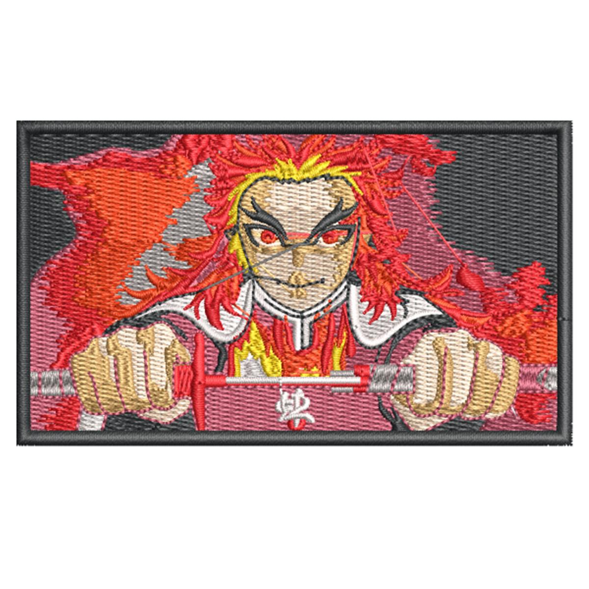 Rengoku Kyojuro Box Embroidery Design Anime Demon Slayer Fil | Inspire ...
