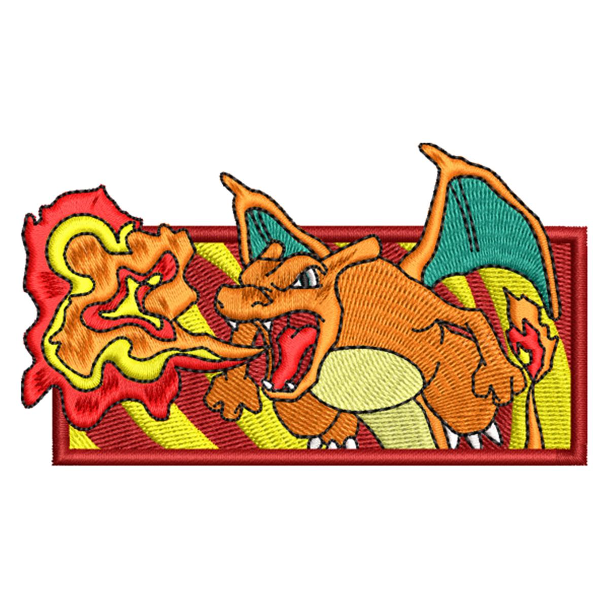 Charizard Dragon Ball Embroidery Design Download File Anime - Inspire ...