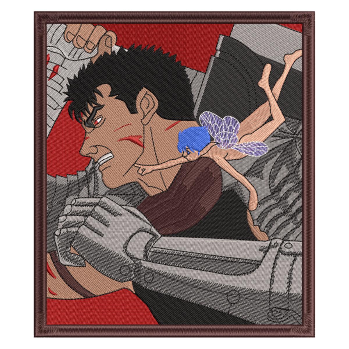 Guts Berserk And Elf Embroidery Design Instant Download - Inspire Uplift