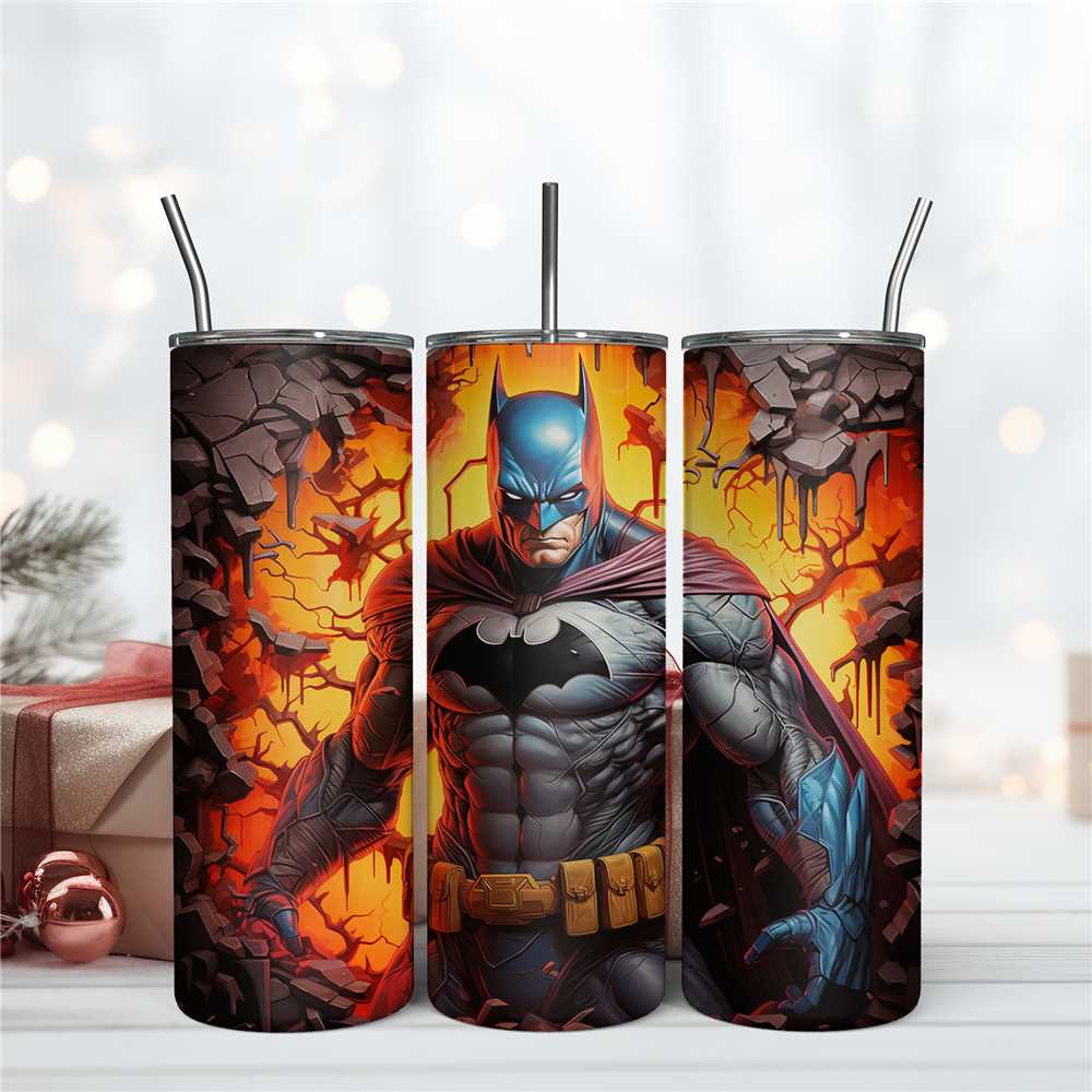 Batman Comics Crawling Out Hole Design, DC Squad 20oz Wrap, | Inspire ...