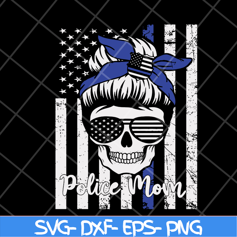 Police mom svg, Mother's day svg, eps, png, dxf digital file | Inspire ...