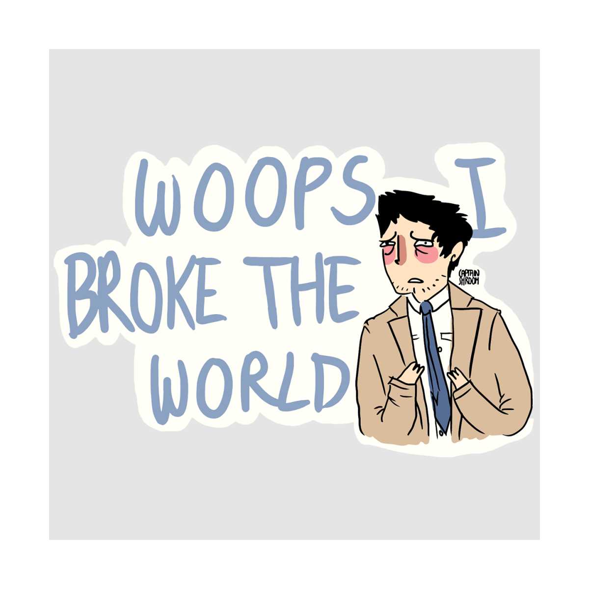 Supernatural Tropes Svg, Woops I broke the World Svg,superna | Inspire ...