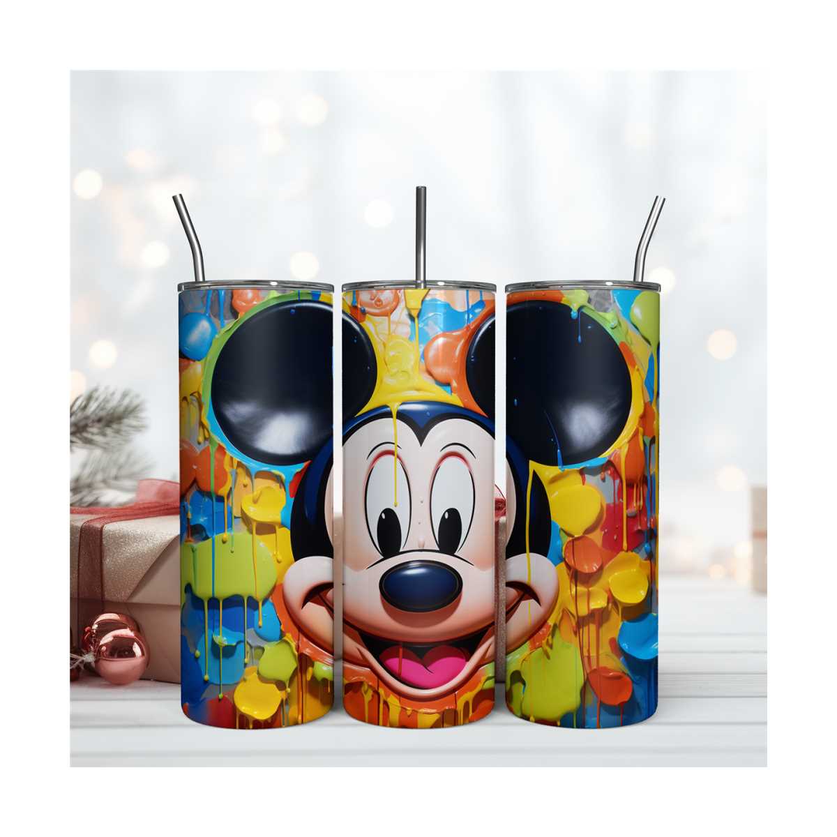 3D Mickey Mouse Face Tumbler Skinny 20oz, Skinny 20oz Tumble | Inspire ...