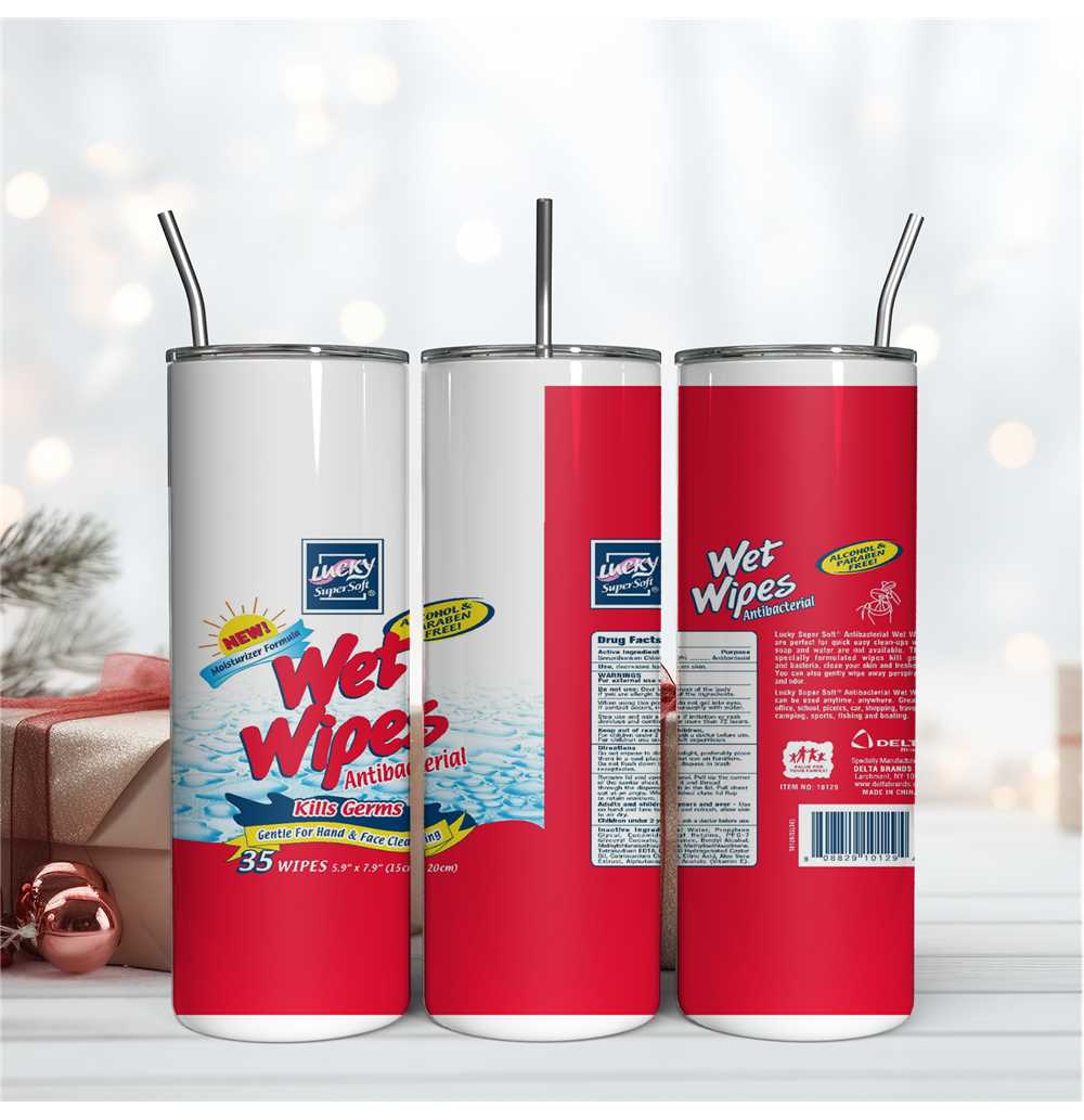 Wet Wipes 20Oz Tumbler Wrap Sublimation Design, 20OZ Tumbler | Inspire ...