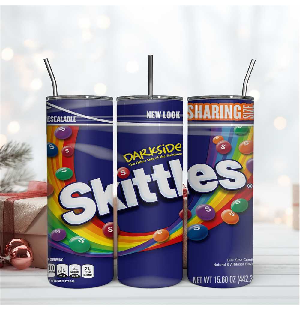 Skittles Candy 20Oz Tumbler Wrap Sublimation Design, 20OZ Tu | Inspire ...