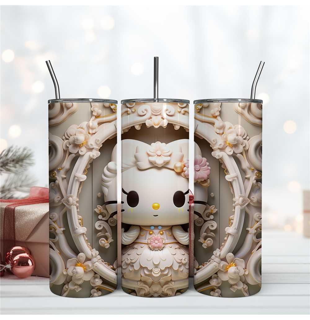 Vintage Hello Kitty Wrap 20oz, Hello Kitty Design Tumbler, S | Inspire ...