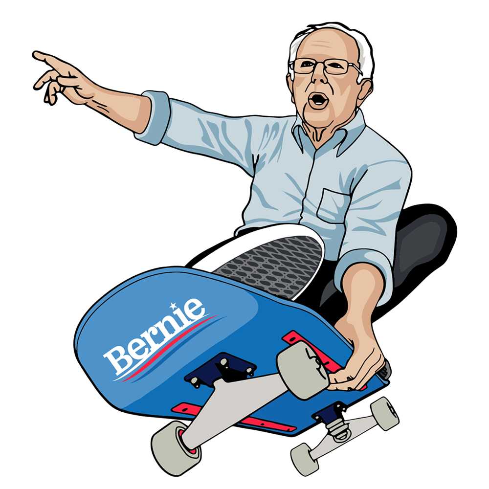Bernie Sanders Skateboarding Svg, Trending Svg, Bernie Svg, | Inspire ...