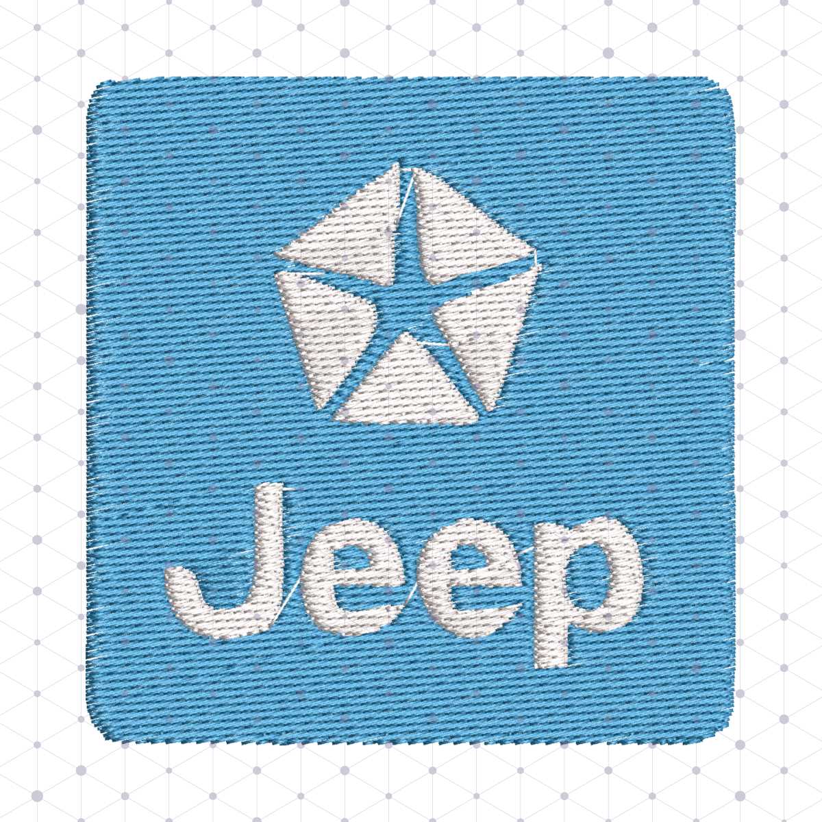 Jeep Logo Embroidery Design Sport Car Brand Embroidery | Inspire Uplift