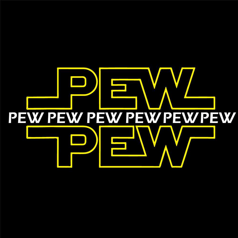 Pew Pew Pew Star Wars Font Svg, Trending Svg, Pew Svg, Star - Inspire ...