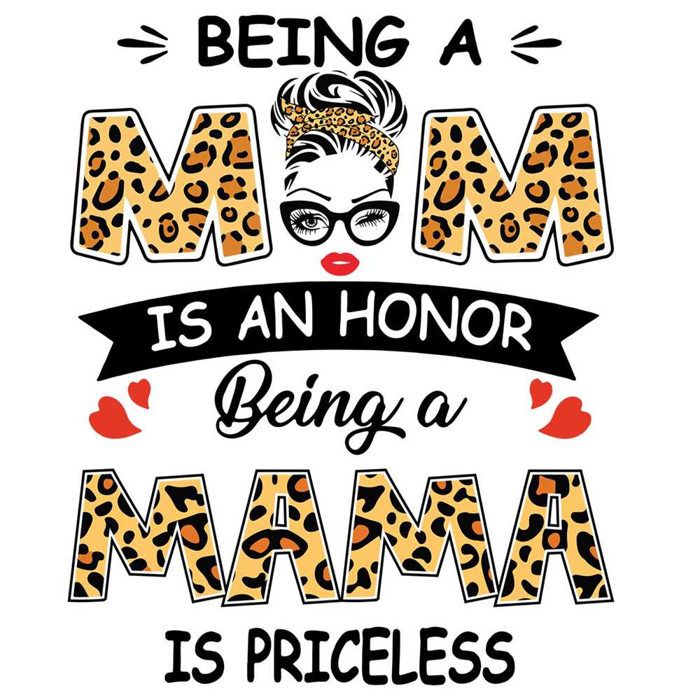 Being A Mom Is An Honor Being A Mama Is Priceless Svg, Mothe - Inspire ...