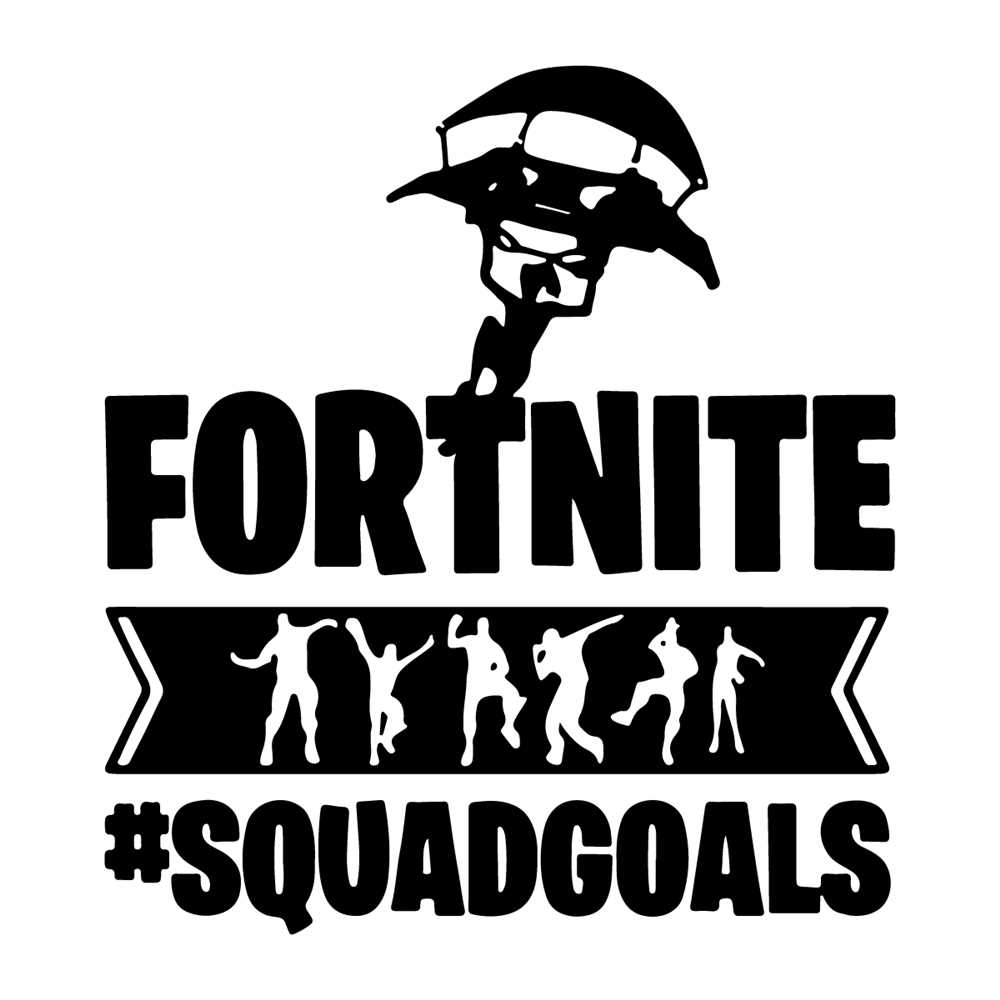 Fortnite Squad Goals Game Play Svg Digital File | Inspire Uplift