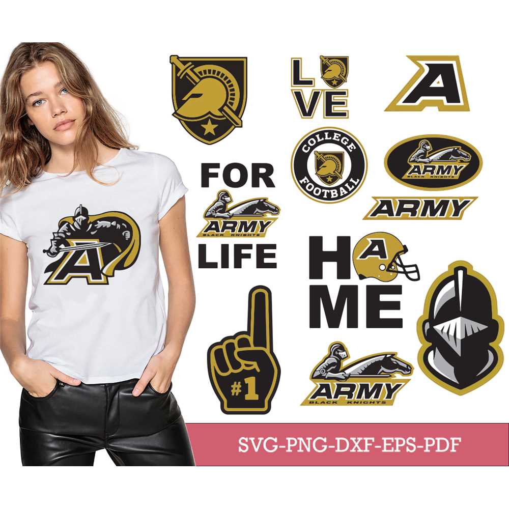 Army Bundle Svg, Bundle Sport Svg, Army Svg, Black Knights S | Inspire ...
