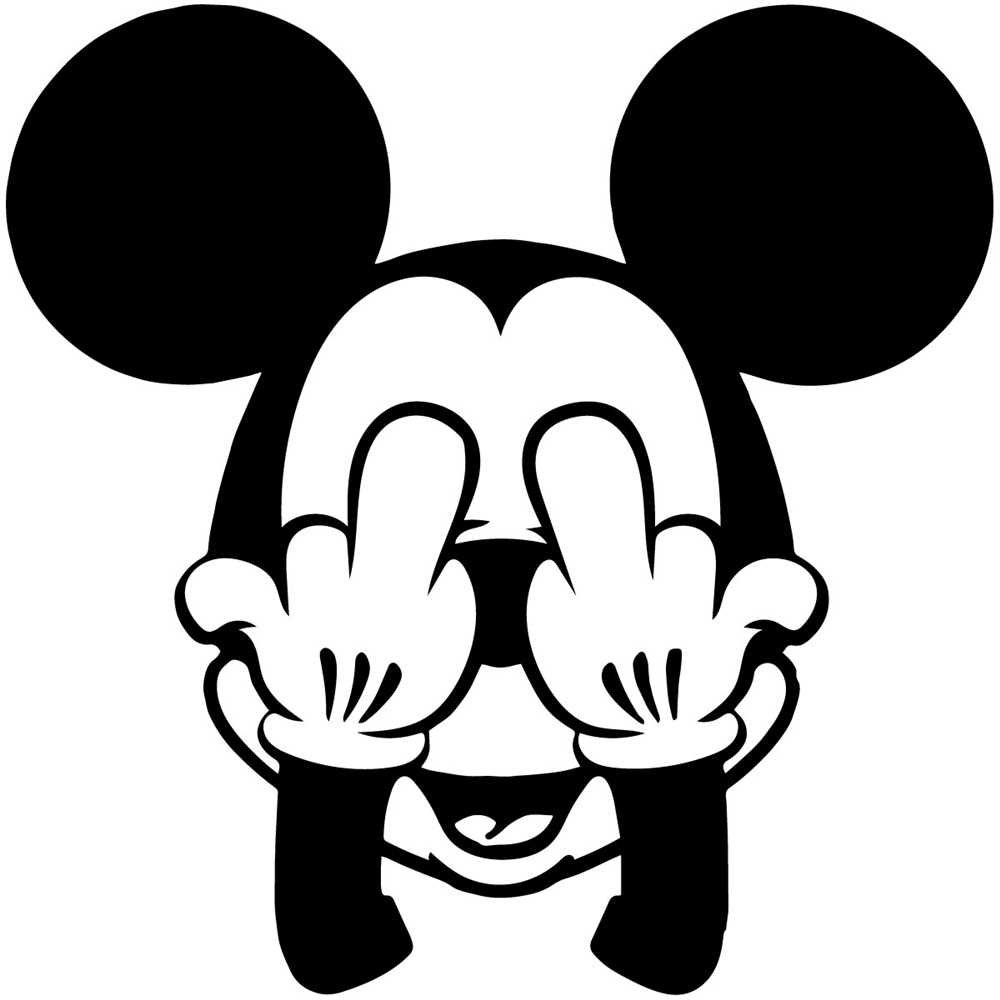 Mickey Mouse Middle Finger Svg, Disney Svg, Mickey Mouse Svg | Inspire ...