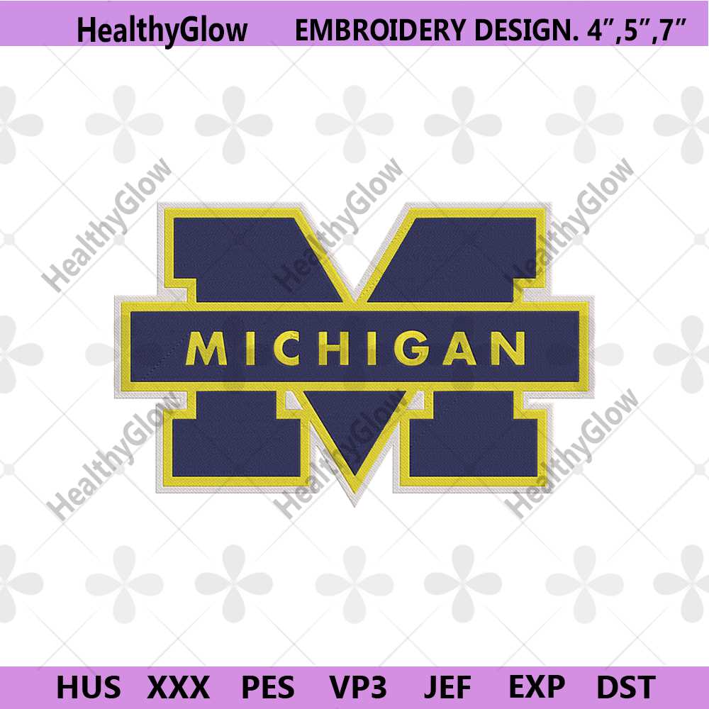 Michigan Wolverines Logo NCAA Embroidery Design, Michigan Wo | Inspire ...