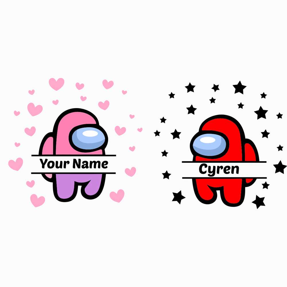 Among Us With Name Svg, Among Us Svg, Impostor Svg, Among Us - Inspire ...