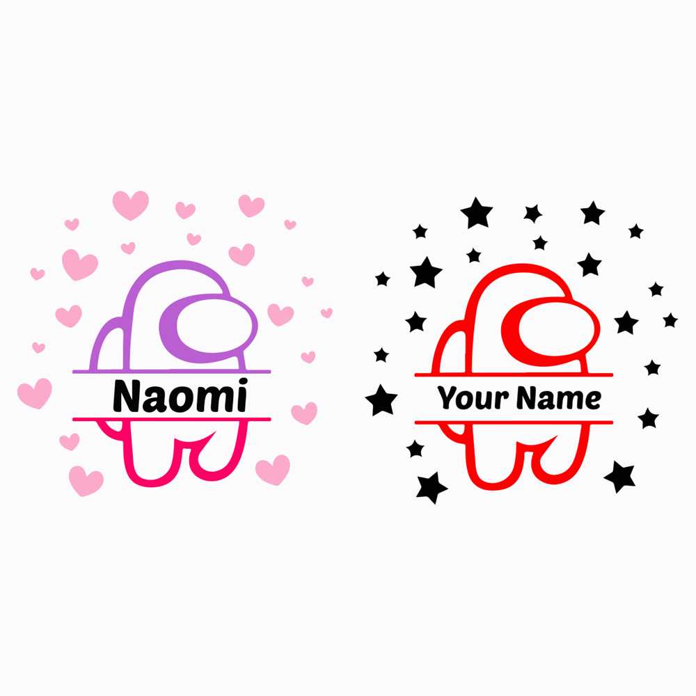 Among Us With Name Cute Impostor Svg, Among Us Svg, Impostor | Inspire ...