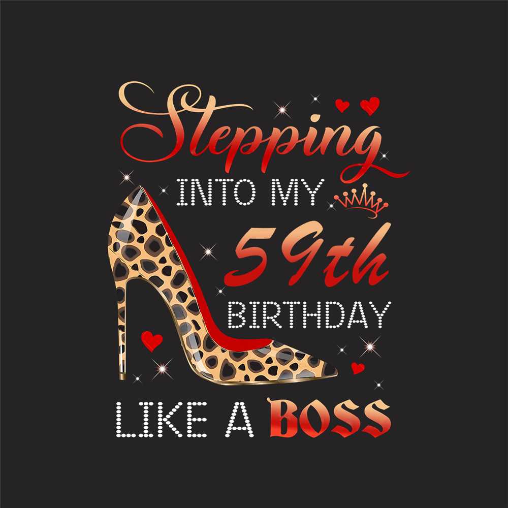 Stepping Into My 59th Birthday Like A Boss Png, Birthday Png | Inspire ...