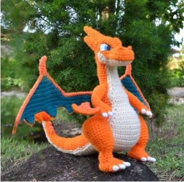Mega Charizard Amigurumi PDF Pattern toys patterns | Inspire Uplift