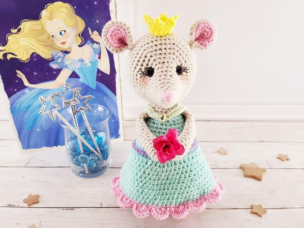 Princess Mouse Amigurumi Crochet Patterns, Crochet Pattern | Inspire Uplift