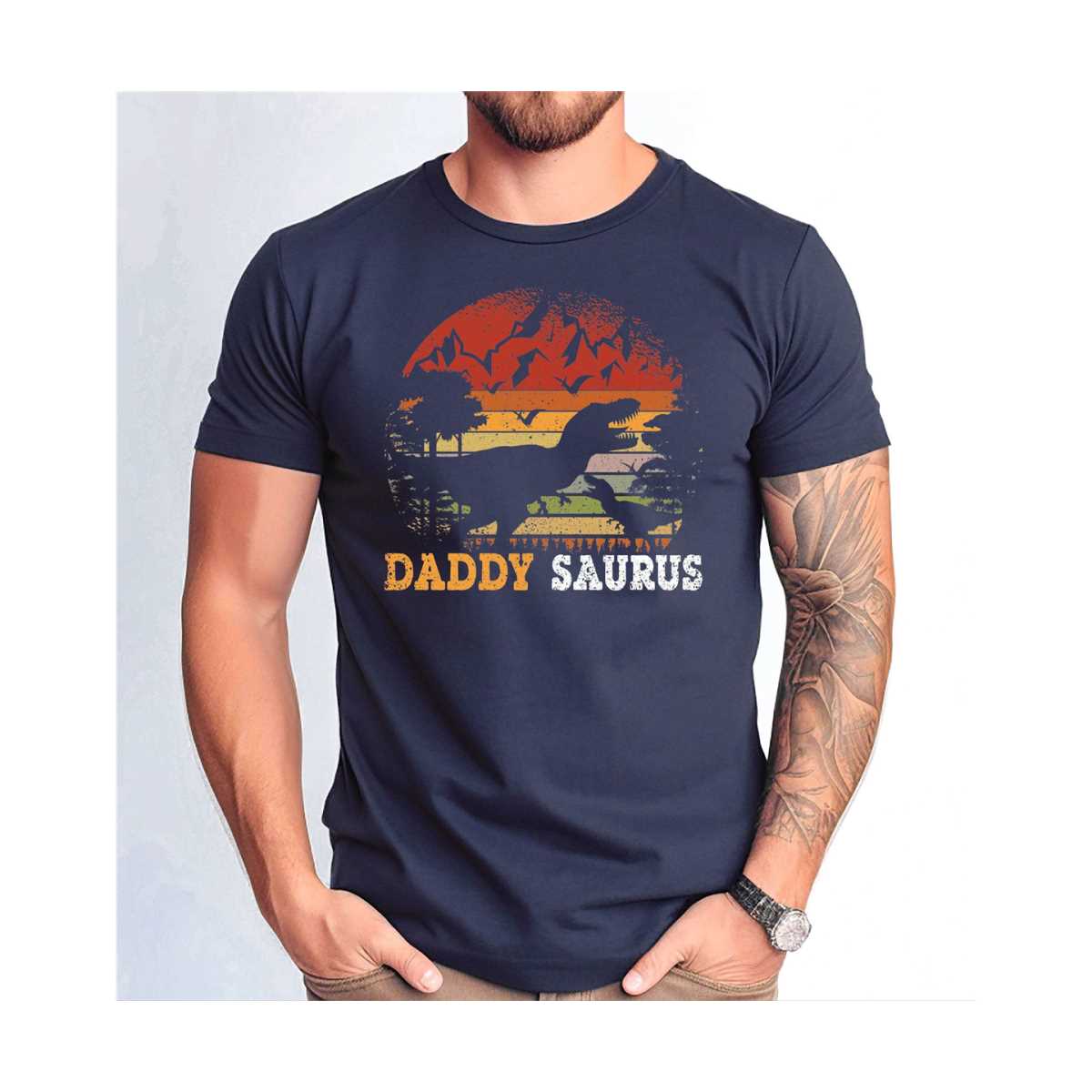 Daddy Saurus Tshirt, Daddy Saurus Father's Day, Saurus Dad T | Inspire ...