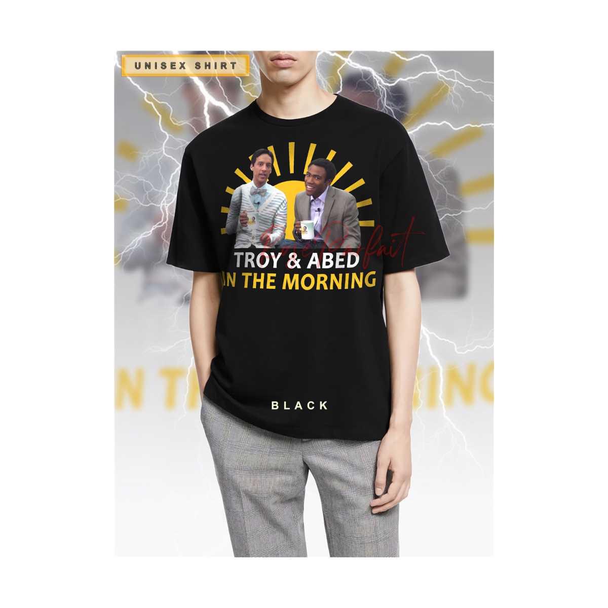 Community troy and abed in the morning Tshirt Funny The Comm | Inspire ...