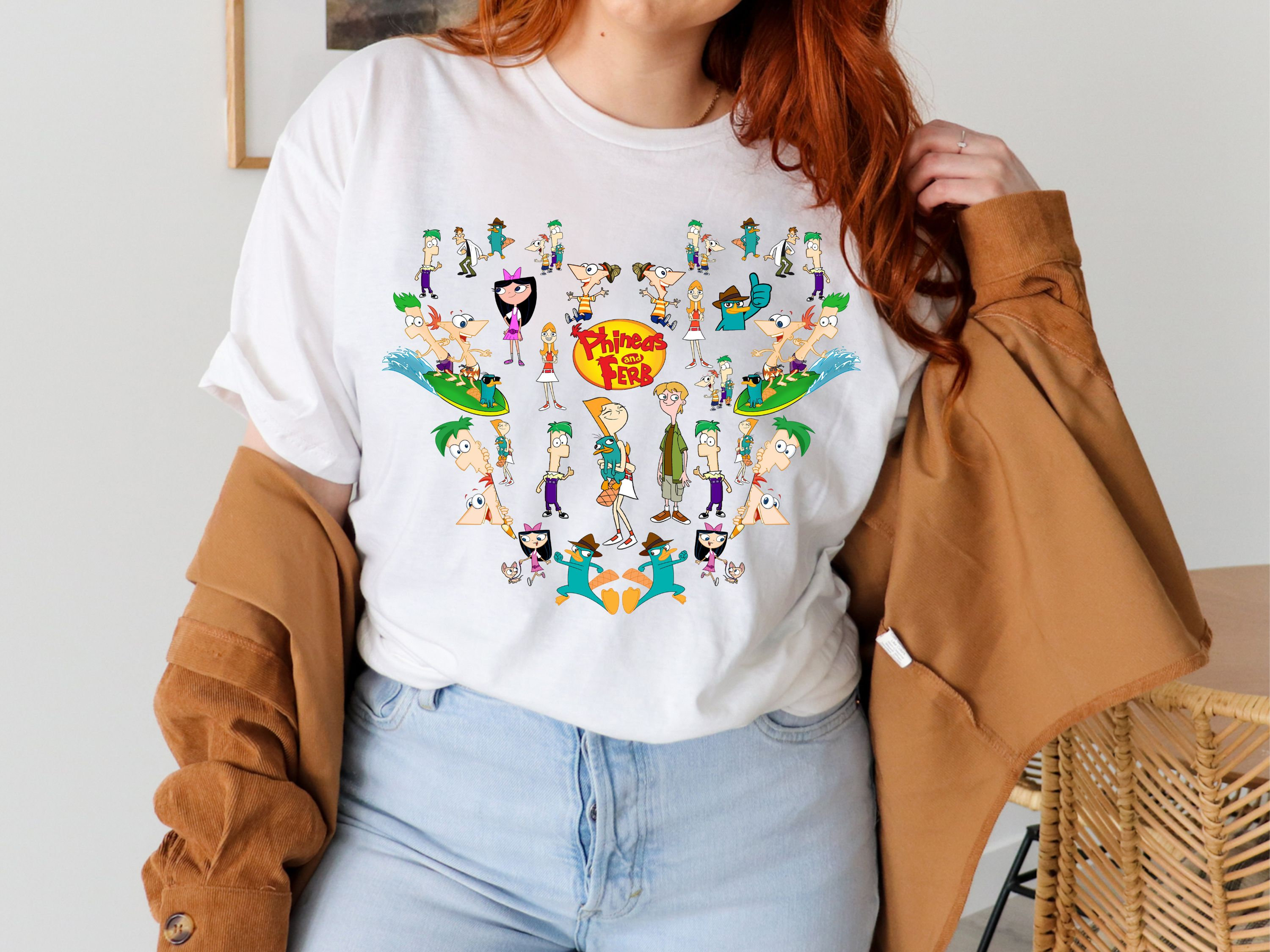 Disney Phineas And Ferb Shirt, Phineas And Ferb Characters S | Inspire ...