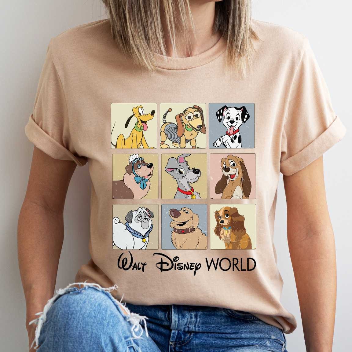 Walt Disney World Dogs Shirt, Disney Pluto Slinky Yana Tramp | Inspire ...