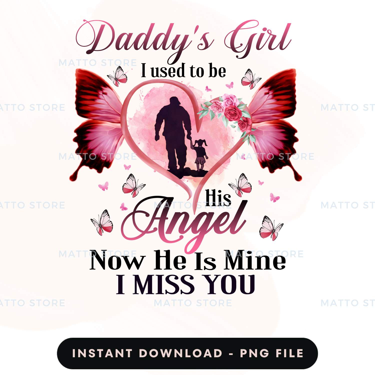 Digital Png File Daddys Girl Png Download Png File Prin Inspire Uplift