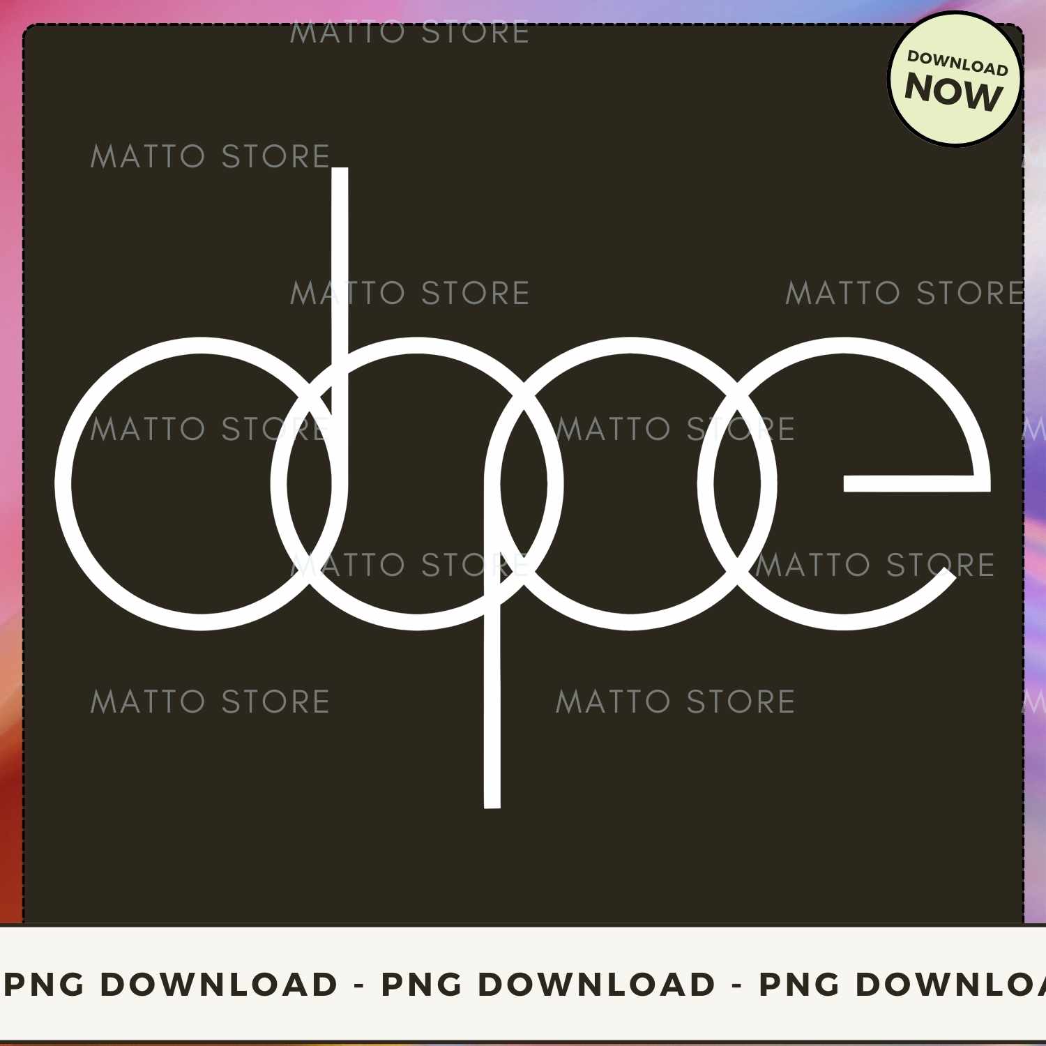 Digital PNG File - 6 Dope PNG Download, PNG File, Printable | Inspire ...