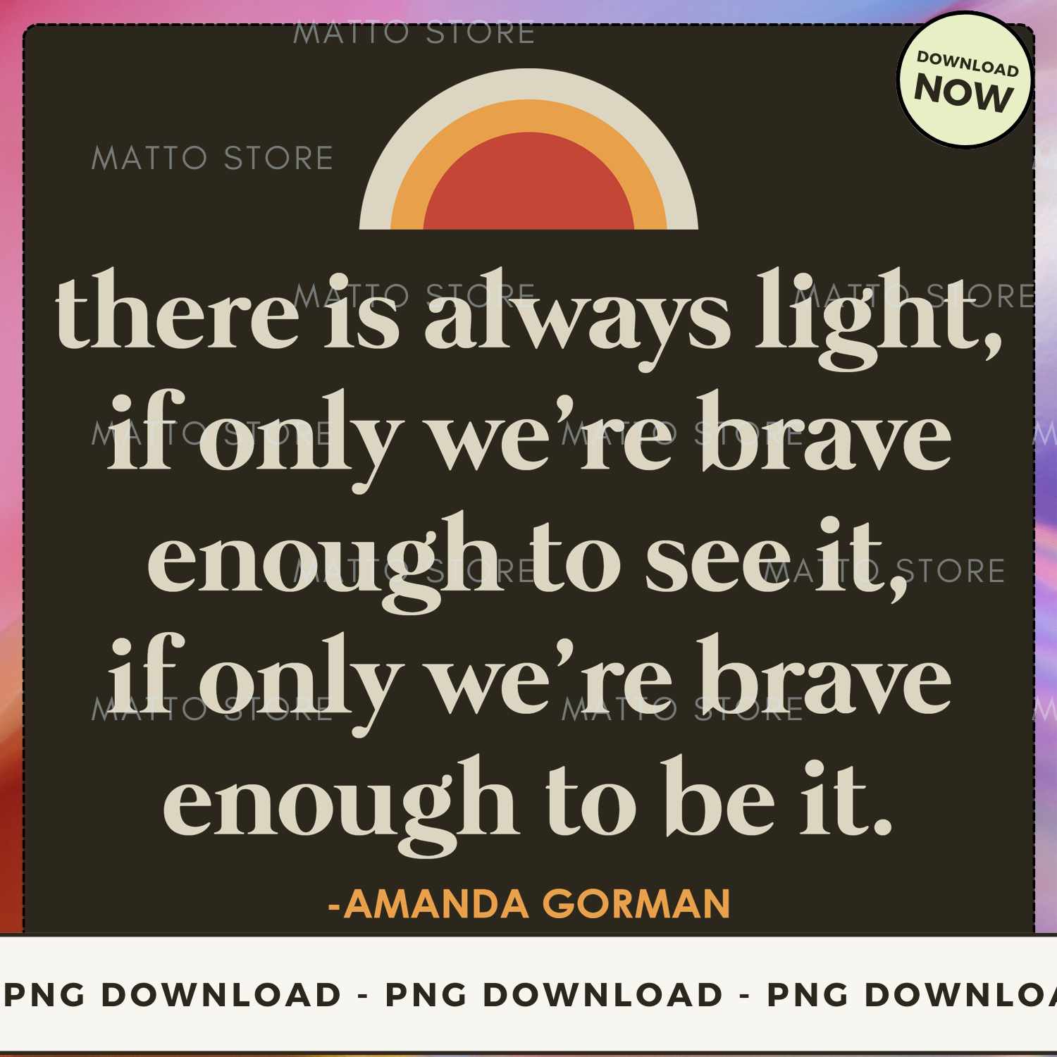 Amanda-There Is Always Light rainbow PNG Download, Instant D - Inspire ...