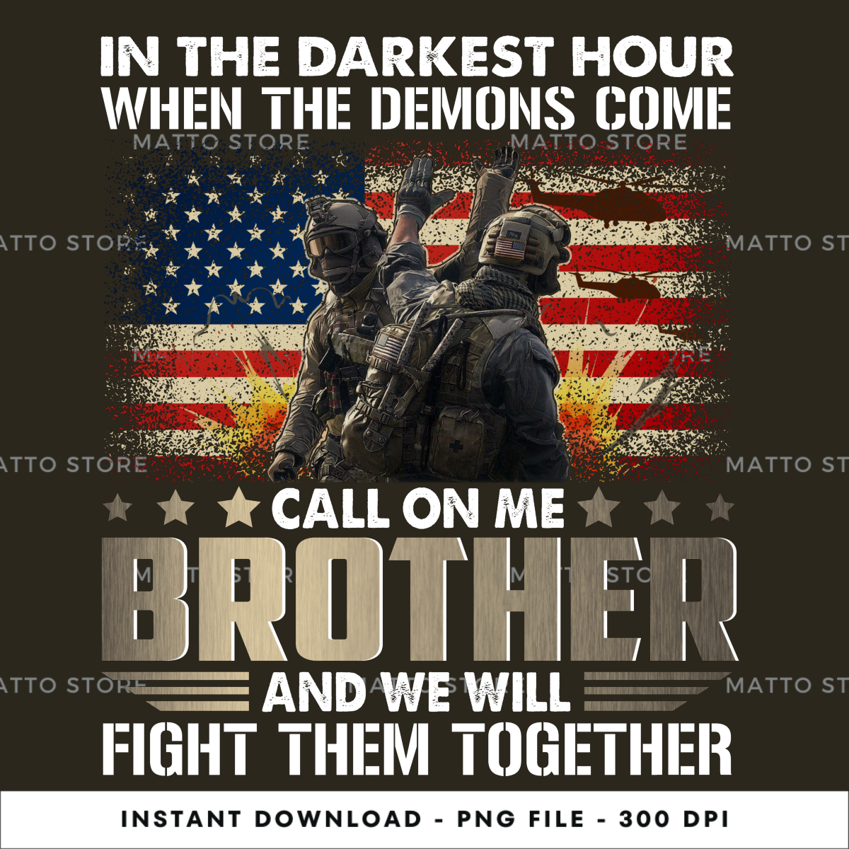 In The Darkest Hour When The Demons Come Call On Me Brother | Inspire ...