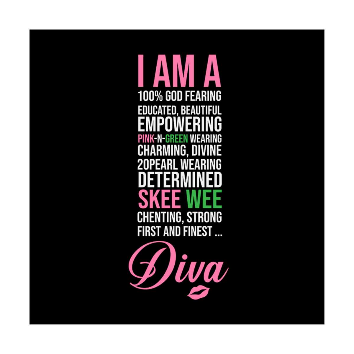 I am a 100 god fearing educated beautiful empowering svg | Inspire Uplift