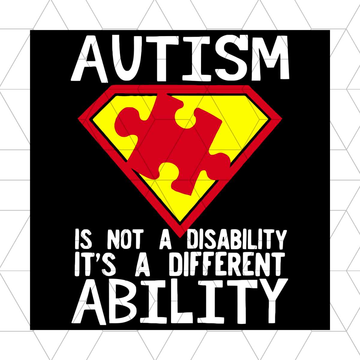 Autism Is Not A Disability Svg, Autism Svg, Autism Awareness - Inspire ...