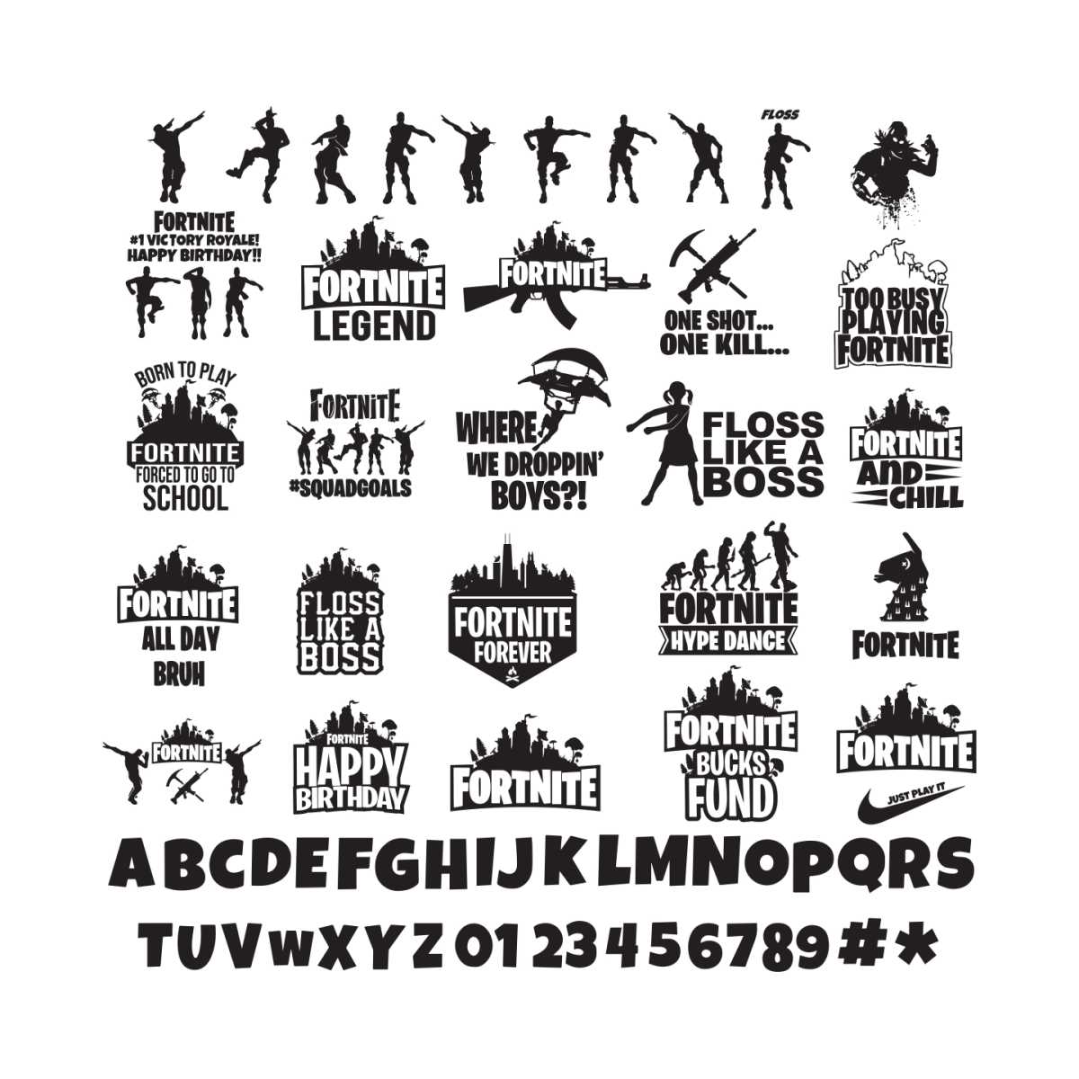 Fortnite Bundle Svg, Trending Svg, Fortnite Svg, Anime Legen | Inspire ...