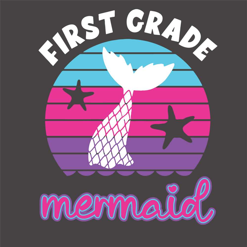 First Grade Mermaid Svg, Trending Svg, Mermaid Svg, 1st Grad | Inspire ...
