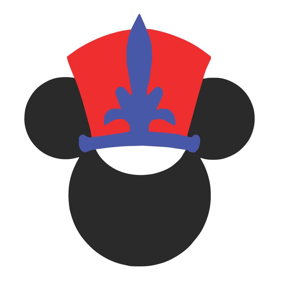 Mickey Mouse Head Marching Band Hat Svg Digital File | Inspire Uplift